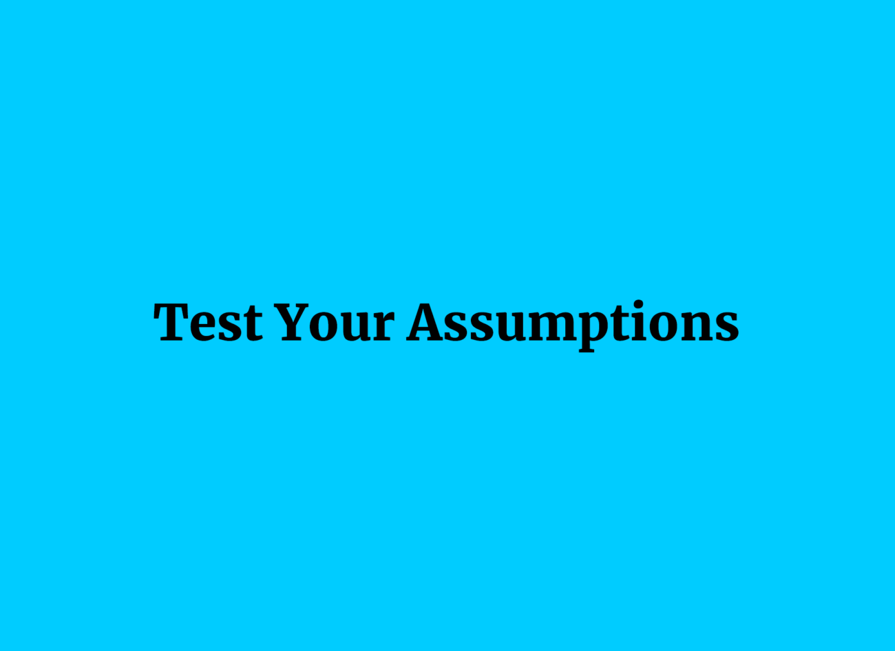 Assumption Testing Insights – Weekly Performance Science