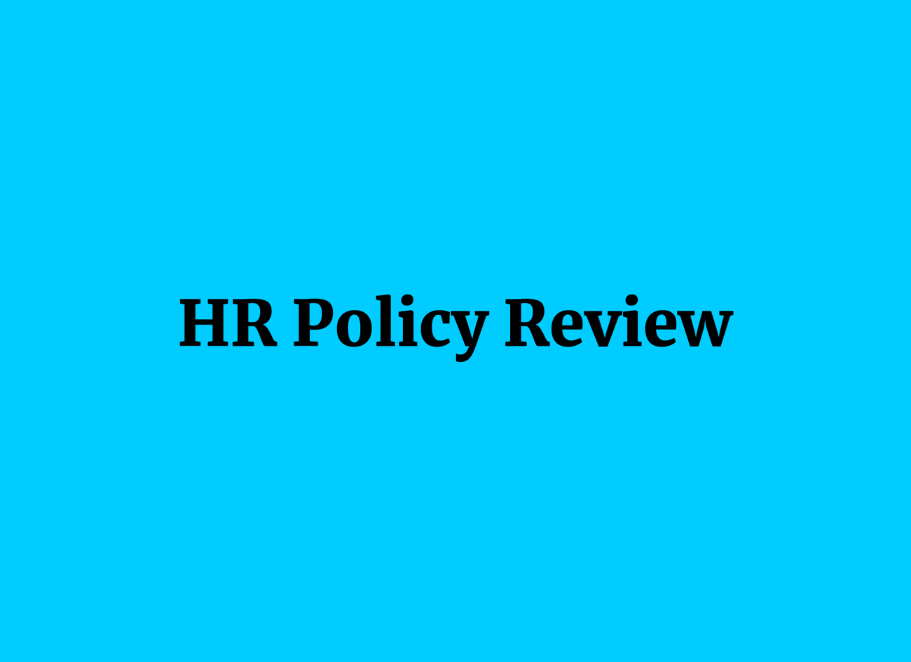 Policy Review Insights – Weekly Performance Science